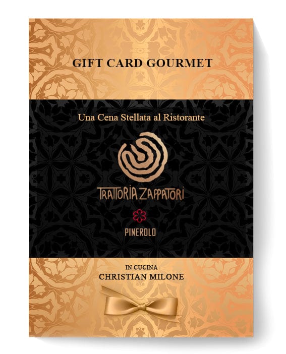 Gift Card Cena alla Trattoria Zappatori - 1 stella Michelin – Fratelli ...